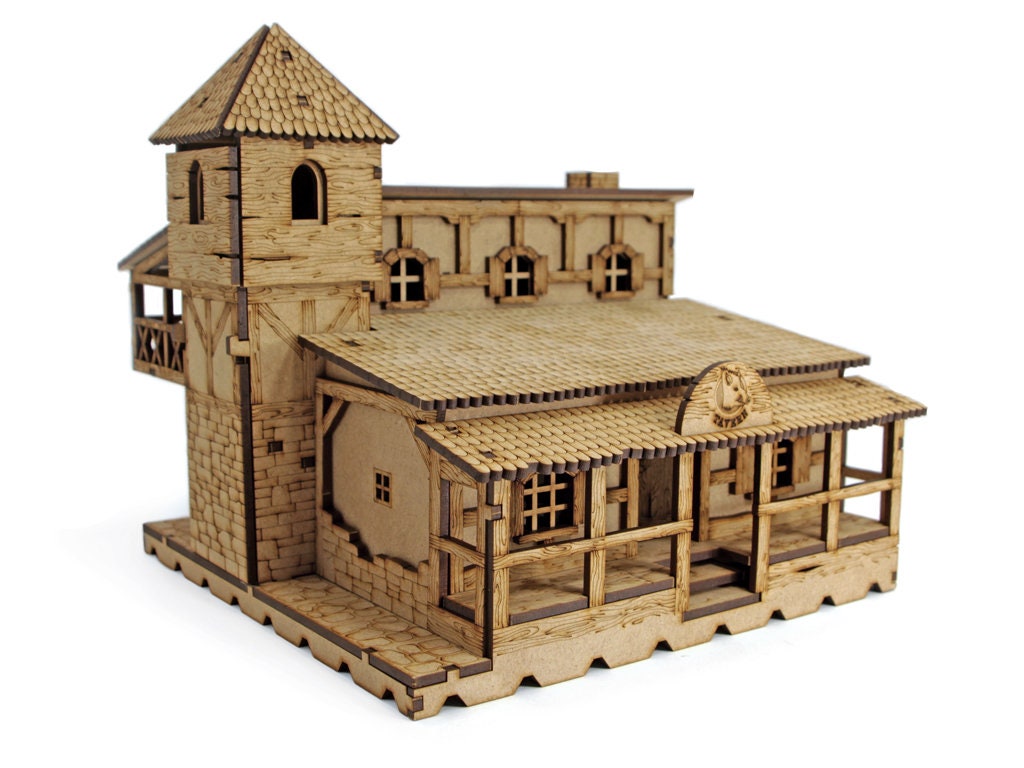Tavern DnD Terrain, 28mm Terrain, Fantasy Terrain for Dungeons ...