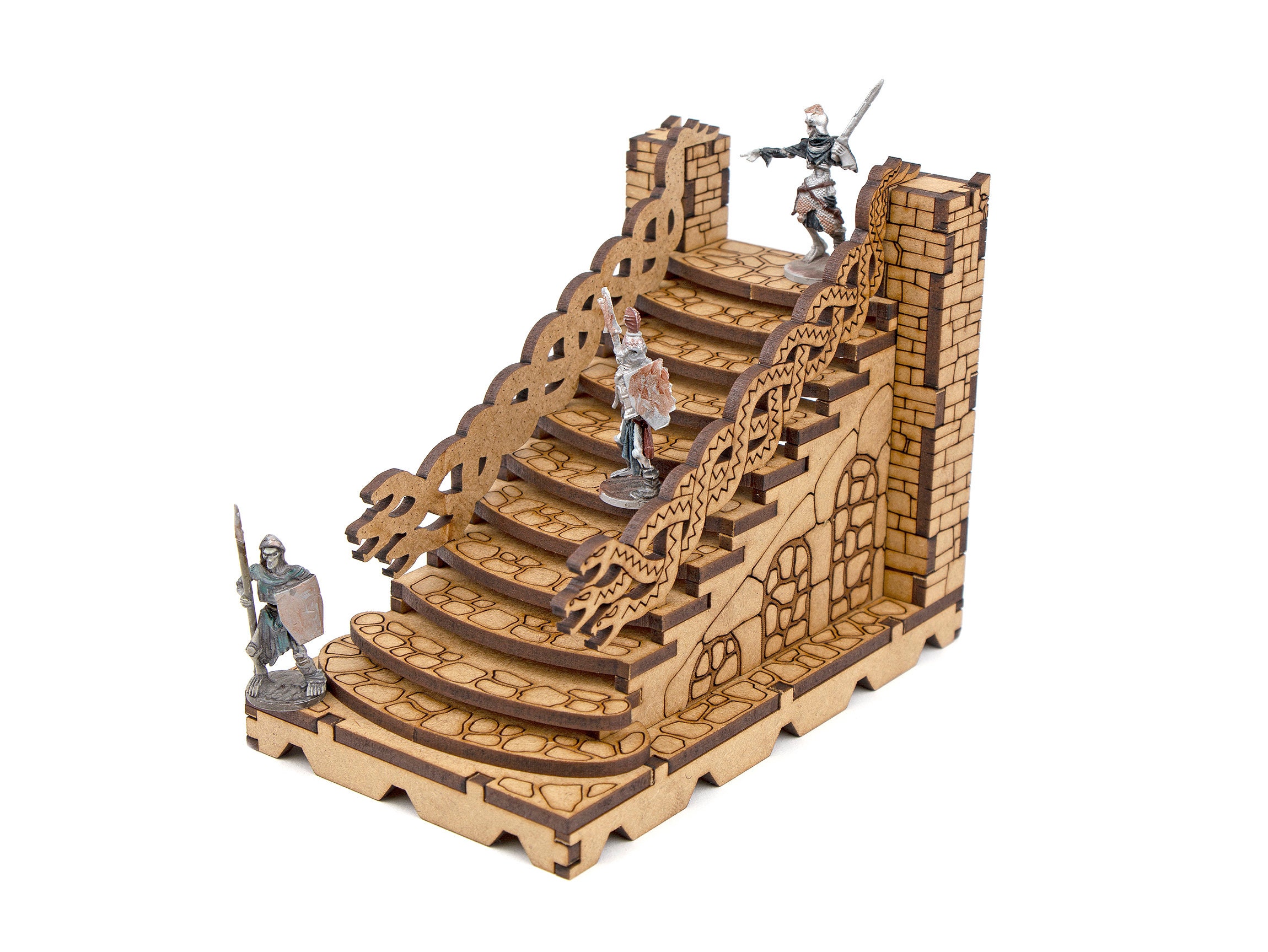Main Stairway - Fantasy Terrain | 28mm Scale | Dungeon Terrain | RPG ...