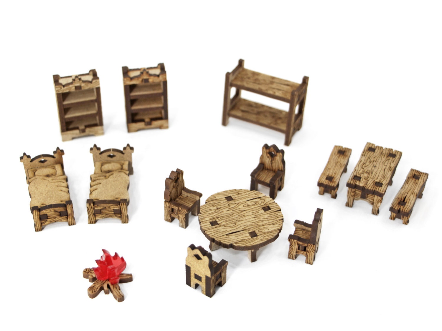 Furniture Set - Fantasy Terrain | 28mm Scale | Dungeon Terrain | RPG ...